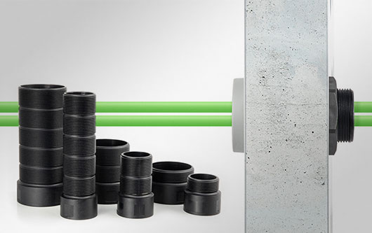 KEL-DPZ multi-membrane cable entry plates, round with metric threads ...