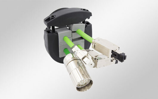 KVT split cable gland for cables with connectors, M20 - M63 / IP54 / UL ...