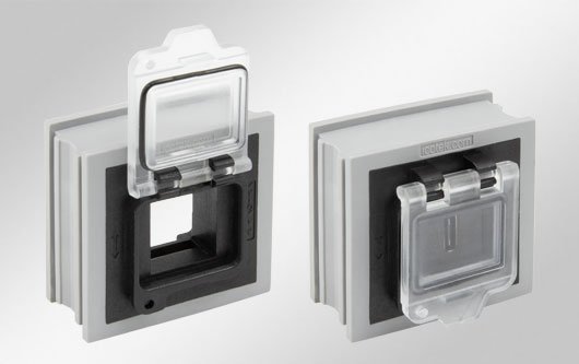KEL-U | KEL-E split cable entry frames for cables with connectors ...