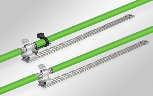 MB Massebänder & Erdungsbänder aus hochflexiblen Flachlitzen mit aufgepressten Kontakthülsen