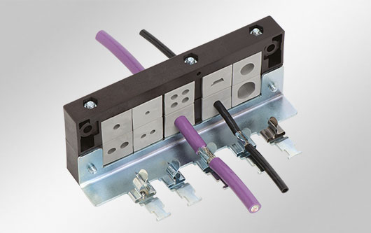 KEL-ER split cable entry frames for cables with connectors / IP66 / UL ...