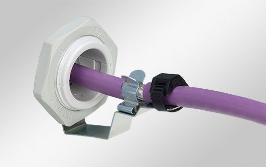 KVT-ER split cable gland for cables with connectors, M25 - M63 / IP66 ...