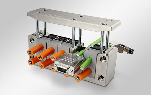 EMC shield clamps, single for direct mounting via rivets