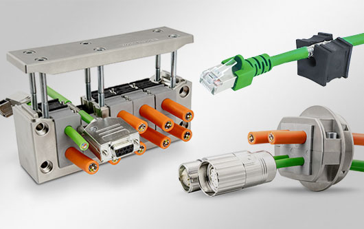 EMC cable clamps, EMI shielding and earthing components | icotek