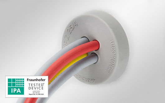 KEL-U CR split cable entry frames for cleanroom applications / IP54 ...