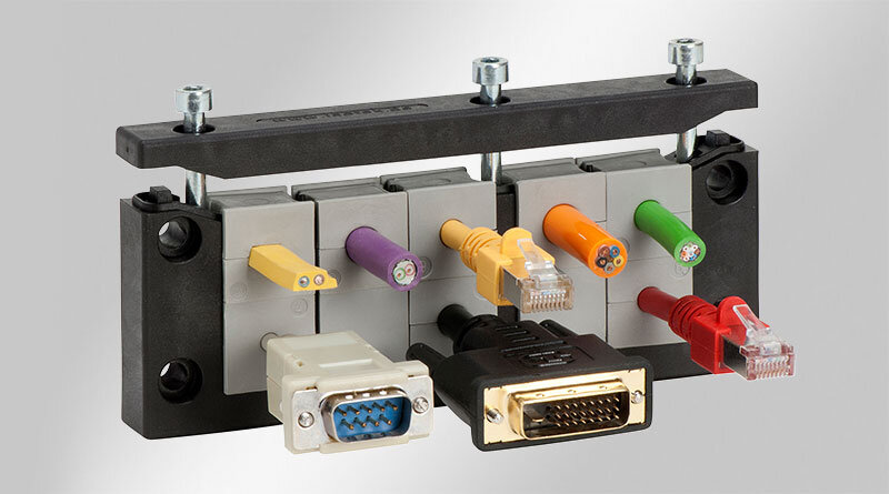 KEL-ER split cable entry frames for cables with connectors / IP66 / UL ...