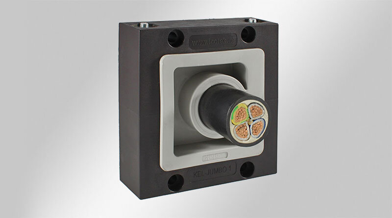 KEL-JUMBO split cable entry frames for cables with diameters of up to ...