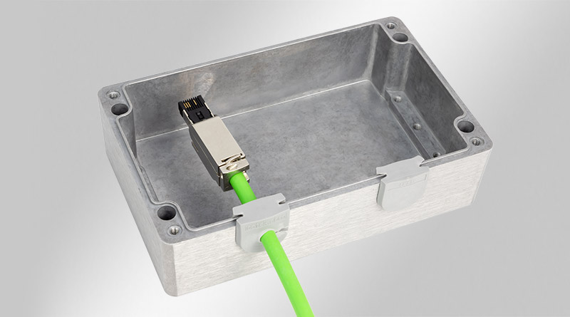 UT | Split U-shaped cable grommet for cables with connectors, up to IP54