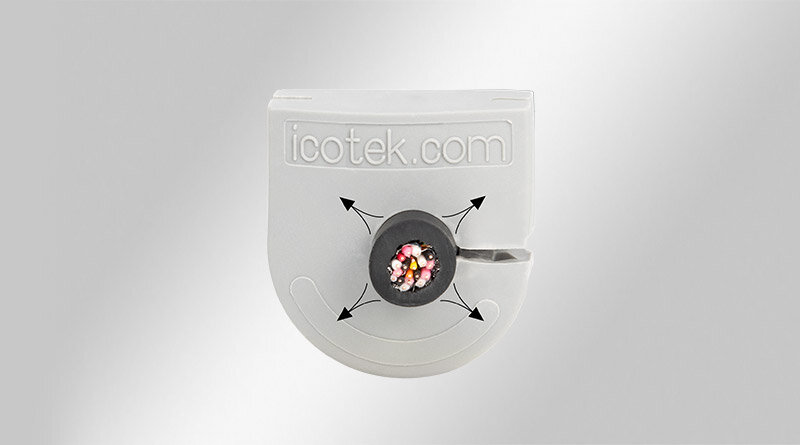 UT | Split U-shaped cable grommet for cables with connectors, up to IP54