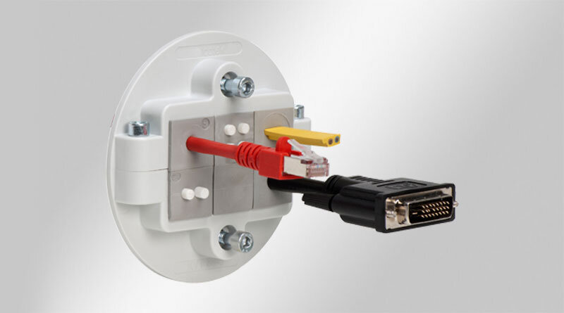 KVT 80 split cable gland for cables with connectors, suitable on cut ...