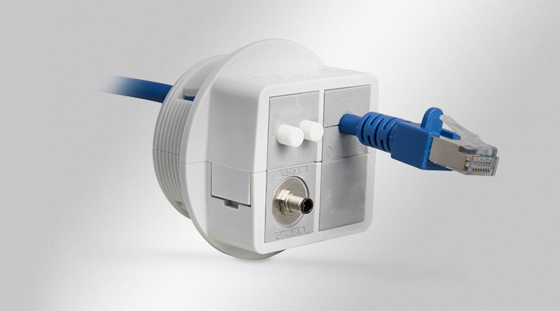 QVT-CLICK Split Cable Gland for Snap-In Mounting, for Cables with ...