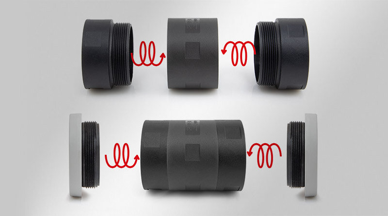 TE Thread extension for cable glands and cable entry plates, M25 / M32 ...