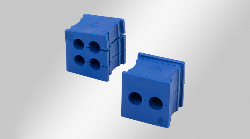 KT-BL Split Multi Cable Grommets for the Food Industry, IP54