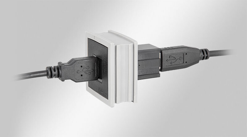 AT-KS adapter grommets based on KT large, for Keystone couplers