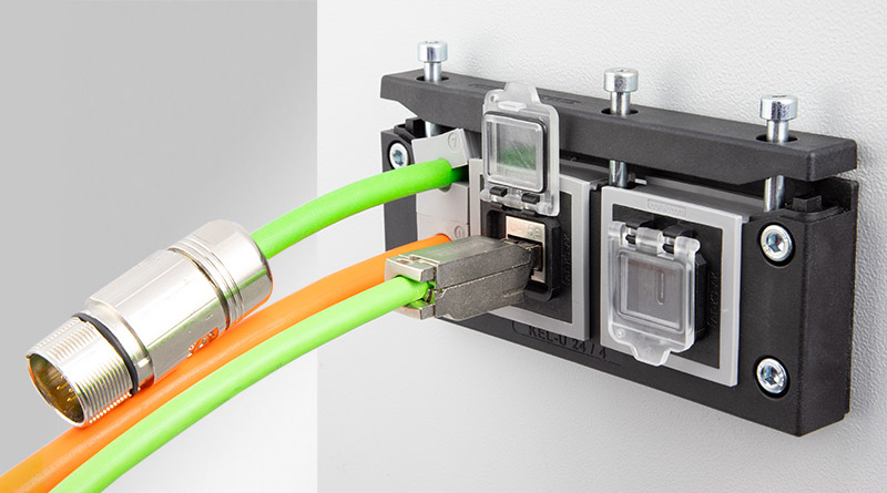 AT-KS-AK | Adapter grommet with protection cover for KEL, for Keystone ...
