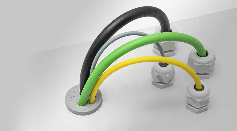 KEL-DP multi-membrane cable entry plates, round pluggable into metric ...