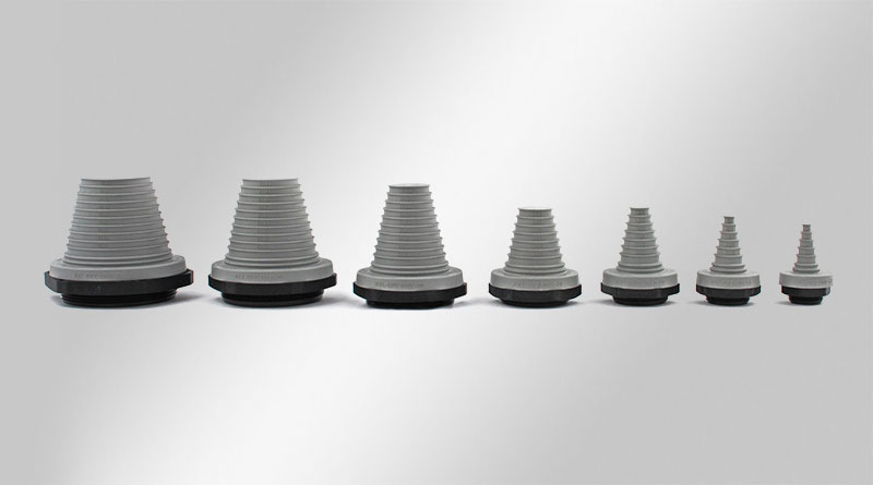 KEL-DPF Pyramid Cable Entry Grommets for Single Cables with Diameters ...