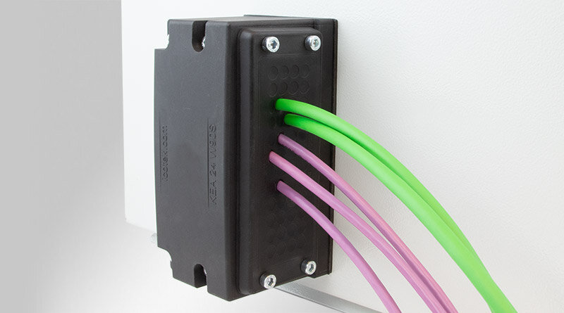 KEL-DPR multi-membrane cable entry plates with high cable density / up ...