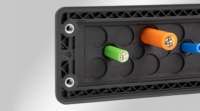 KEL-DPR multi-membrane cable entry plates with high cable density / up ...