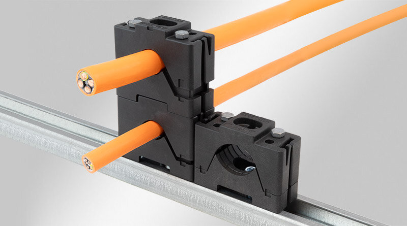 MSMC | Modular stackable cable clamp / cable cleat