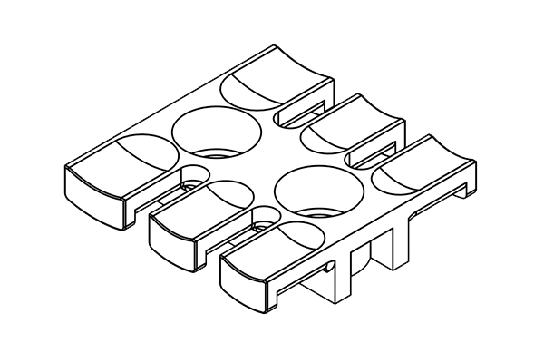 ZL strain relief plates for screw assembly