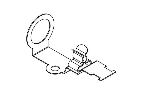 KVT-EMC Bracket with Shield Clamp for Split Cable Glands KVT and QVT