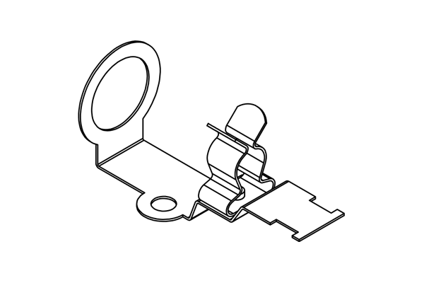KVT-EMC Bracket with Shield Clamp for Split Cable Glands KVT and QVT