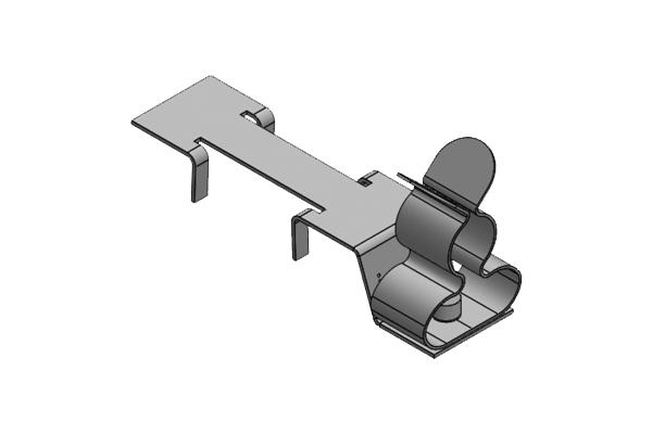 EMC shield clamps for 30 mm DIN rail shape C with or without integrated ...