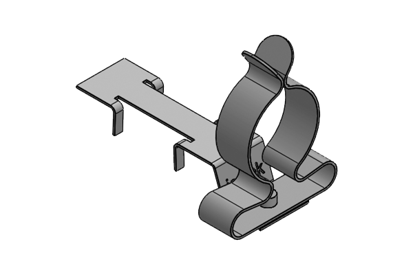 EMC shield clamps for 30 mm DIN rail shape C with or without integrated ...