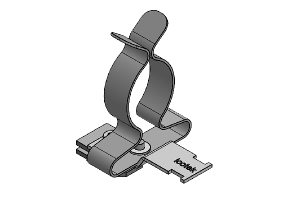 EMC shield clamps for 30 mm DIN rail shape C with or without integrated ...
