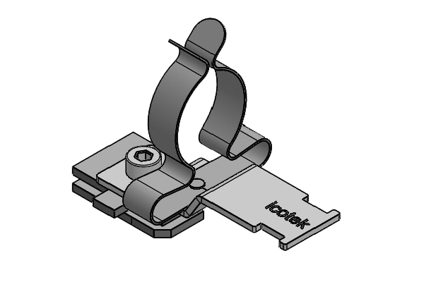 EMC shield clamps for 30 mm DIN rail shape C with or without integrated ...