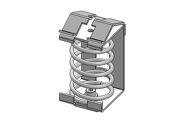 EMC shield clamps for 30 mm DIN rail shape C with or without integrated ...