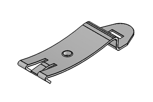 EMC shield clamps for 35 mm DIN rail shape H, pluggable with or without ...