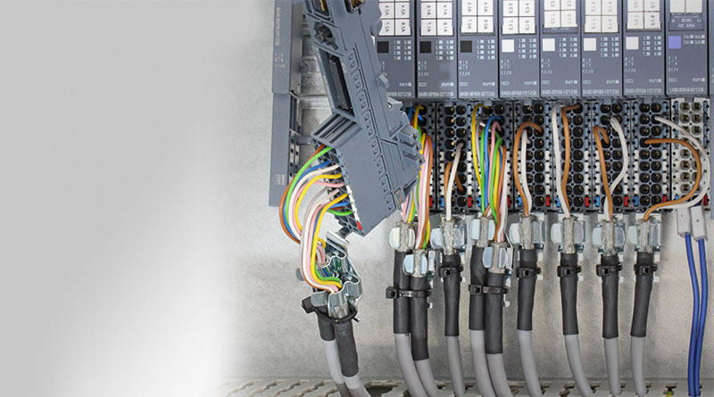 EMC Shield Clamps for Bus Modules with Plug-In Mounting Function