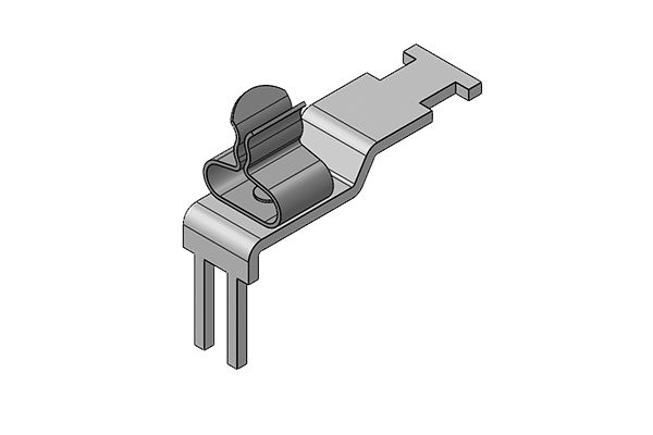 EMC Shield Clamps for Bus Modules with Plug-In Mounting Function