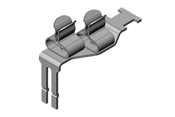 EMC Shield Clamps for Bus Modules with Plug-In Mounting Function
