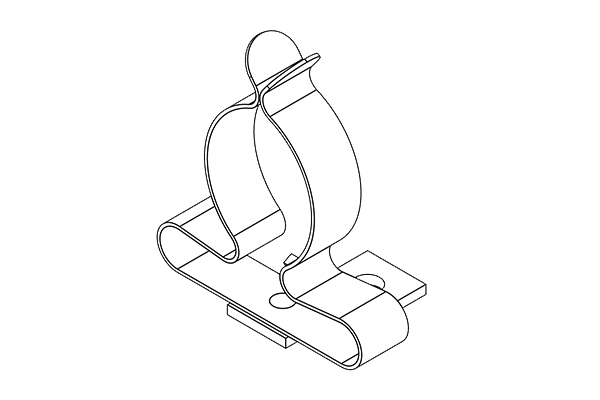 EMC shield clamps for screw assembly, with or without integrated strain ...