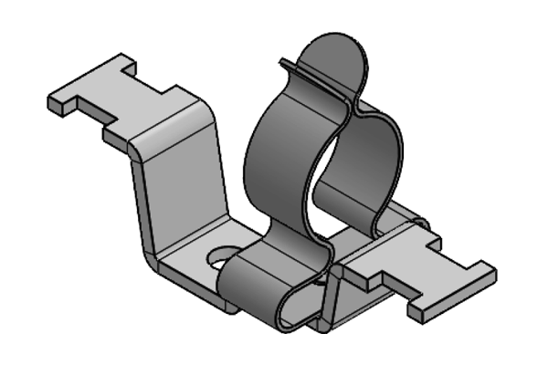 EMC shield clamps for screw assembly with or without integrated strain ...