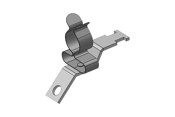 EMC shield clamps for screw assembly, with or without integrated strain ...