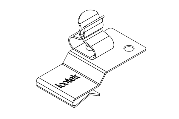 EMC Shield Clamps for Metal Sheet Edges, Pluggable, with or without ...