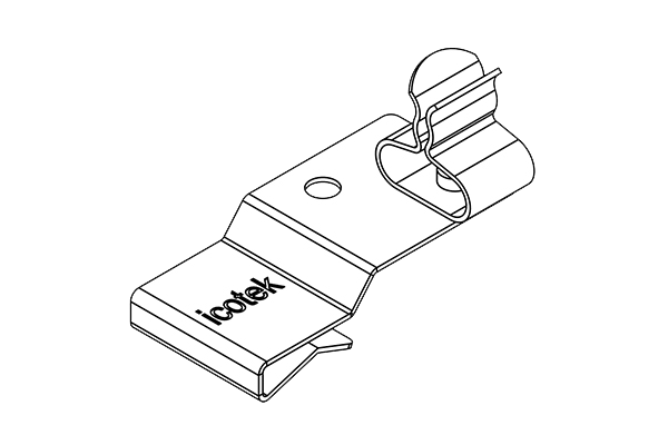 EMC Shield Clamps for Metal Sheet Edges, Pluggable, with or without ...