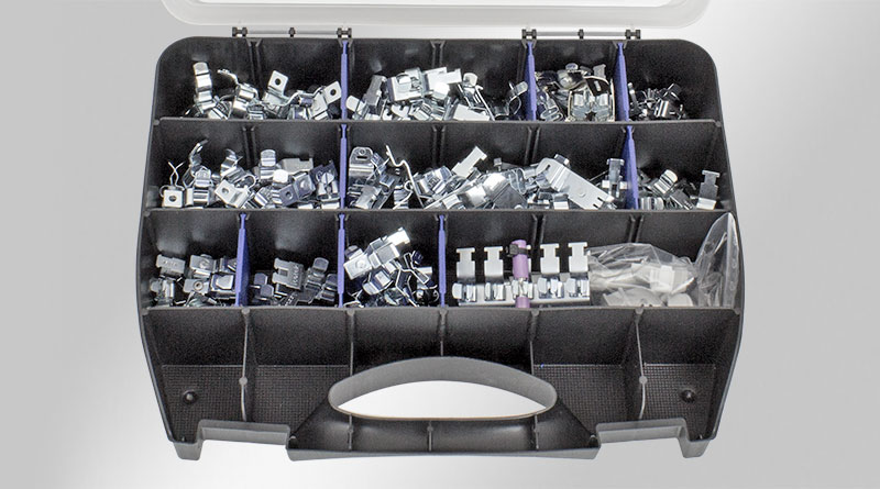 EMC ServiceBox Service Box for Shield Clamps, Shield Diameter 1.5 - 29 mm