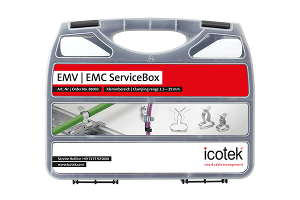 EMC ServiceBox Servicebox voor EMC-klemmen, diameter 1,5 - 29 mm
