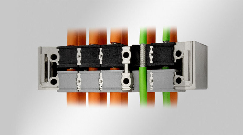 EMC-KEL-DS | Split EMC cable entry frames for shielding cables with ...
