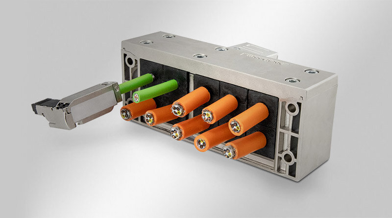 EMC-KEL-DS | Split EMC cable entry frames for shielding cables with ...