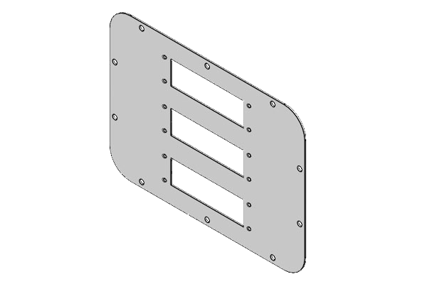 FP Flange Plates for Cable Entry Systems Suitable for Numerous Rittal ...