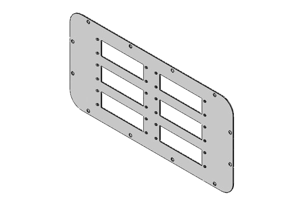 FP Flange Plates for Cable Entry Systems Suitable for Numerous Rittal ...
