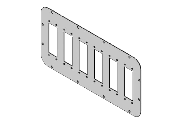 FP flange plates for cable entry systems suitable for numerous Rittal ...