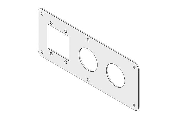 FP Flange Plates for Cable Entry Systems Suitable for Numerous Rittal ...