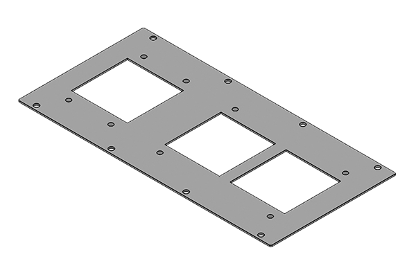 MP modular gland plates for Rittal enclosures / IP54